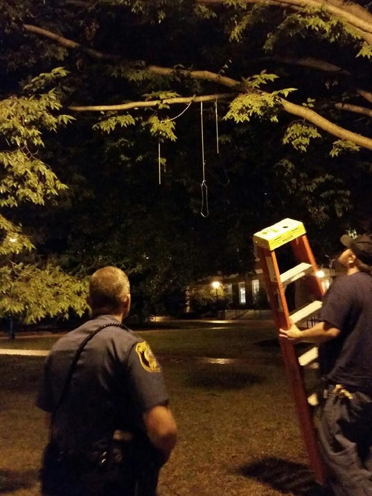 Nooses found hanging from tree on University of Delaware campus