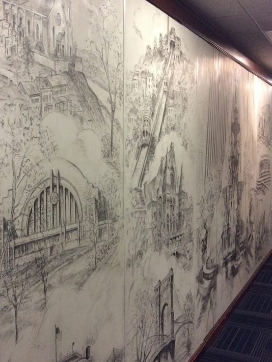 Our history: Enquirer artist Caroline Williams created one-of-a-kind mural