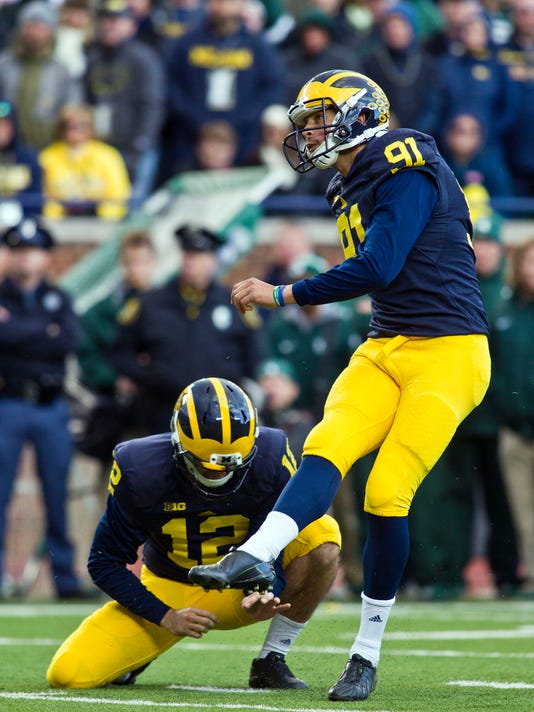 Looks like Kenny Allen is back for another season as Michigan kicker