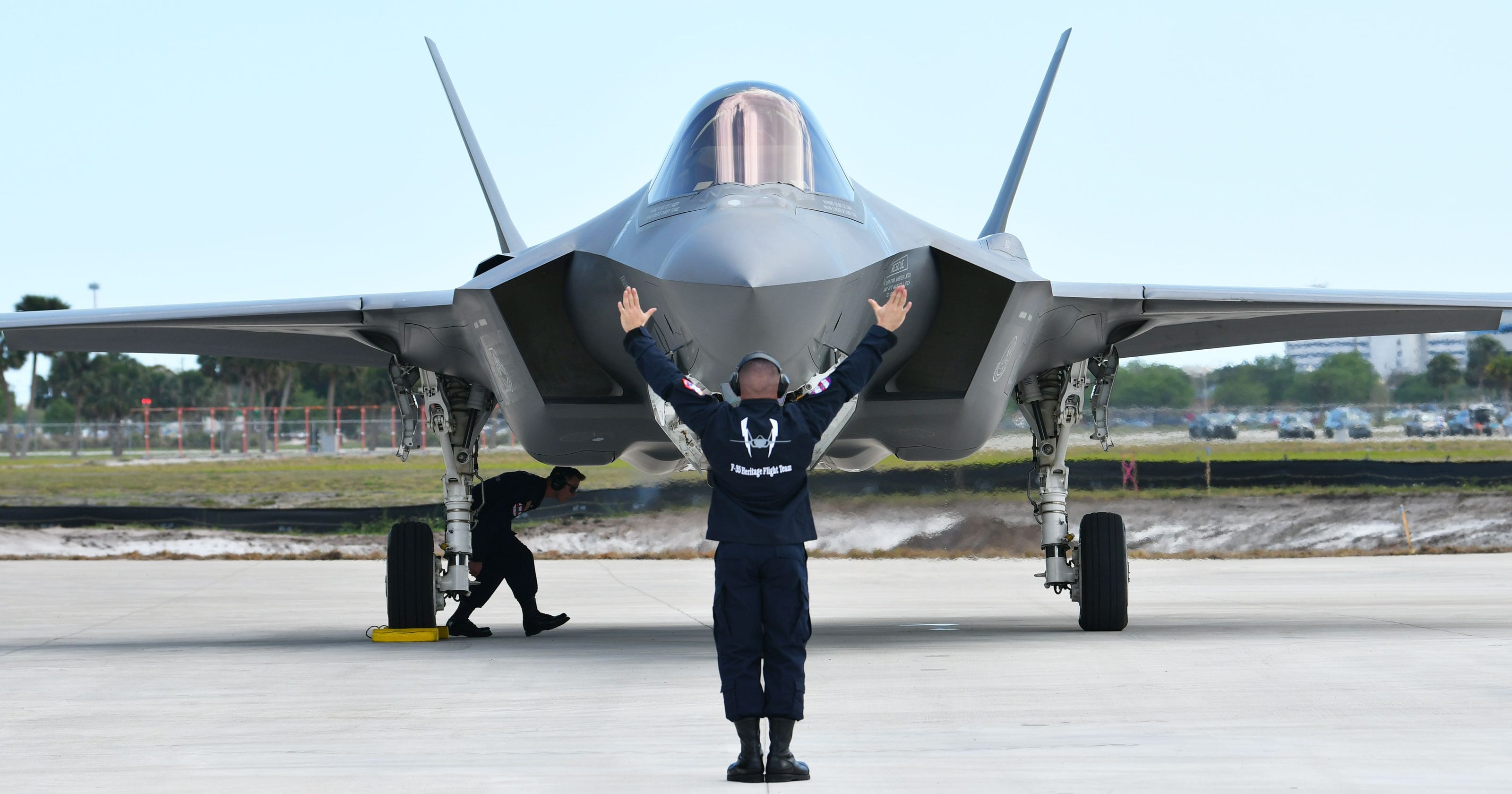 It's ours! F-35 Lightning lands in Montgomery