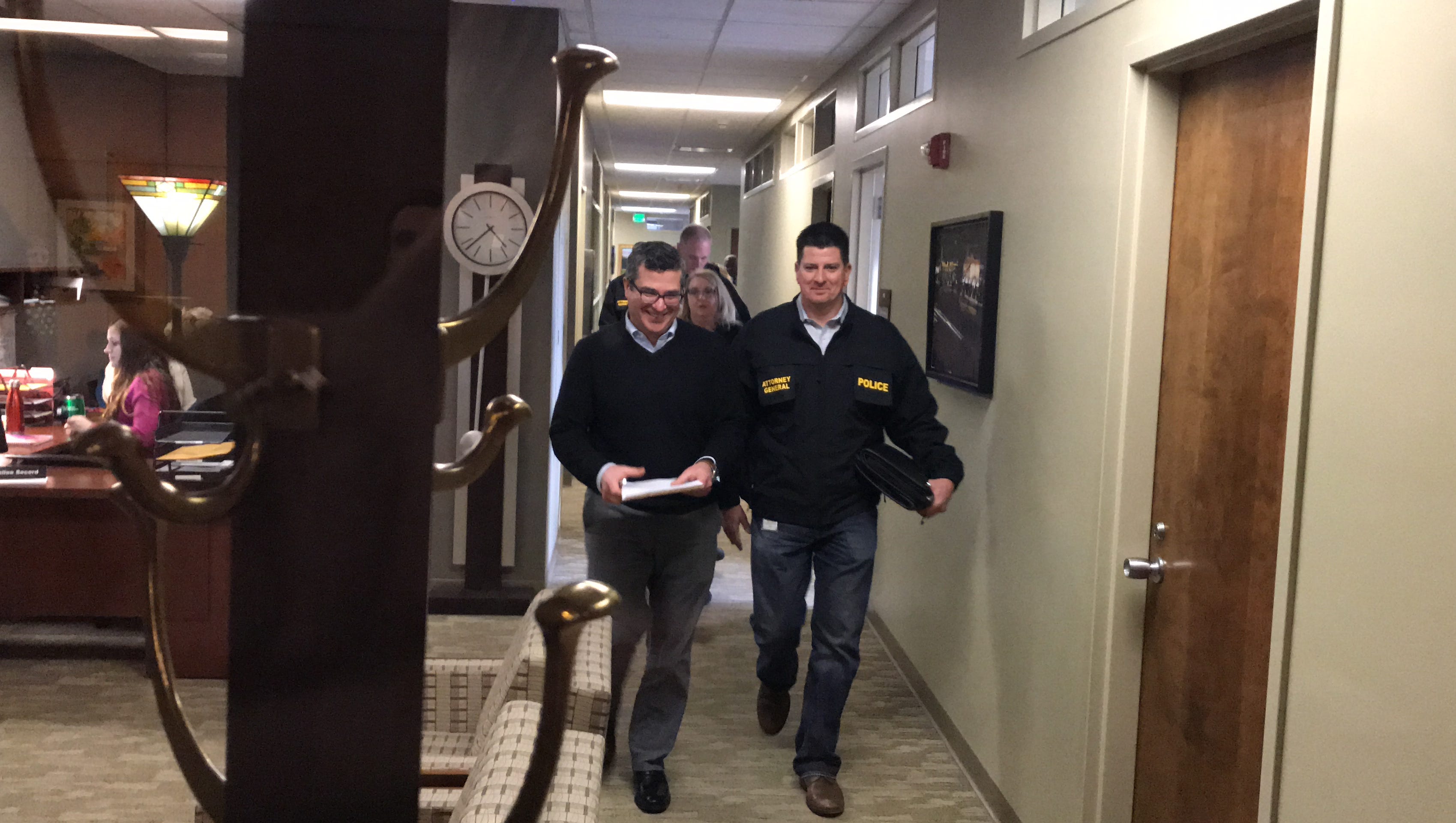 Attorney General investigators take records from Michigan State