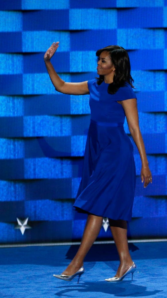Michelle Obama wore Christian Siriano for her historic DNC speech