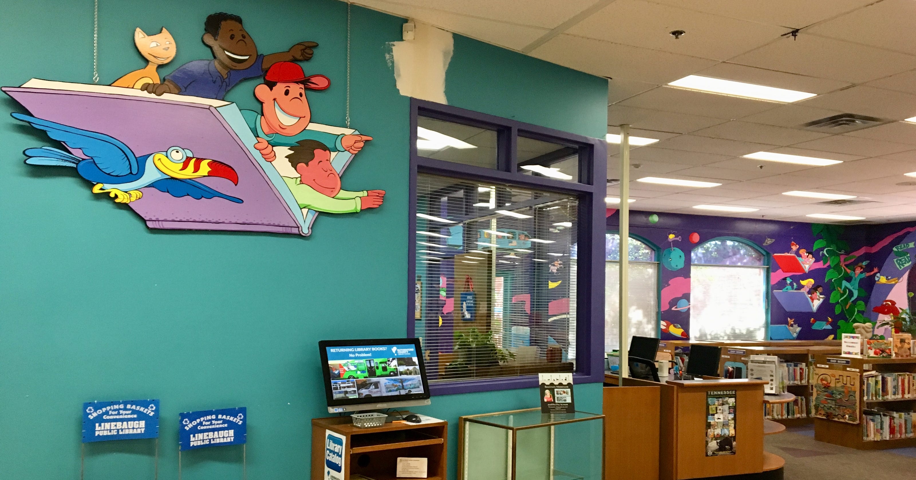 Linebaugh Library to remove murals by Murfreesboro artist Norris Hall