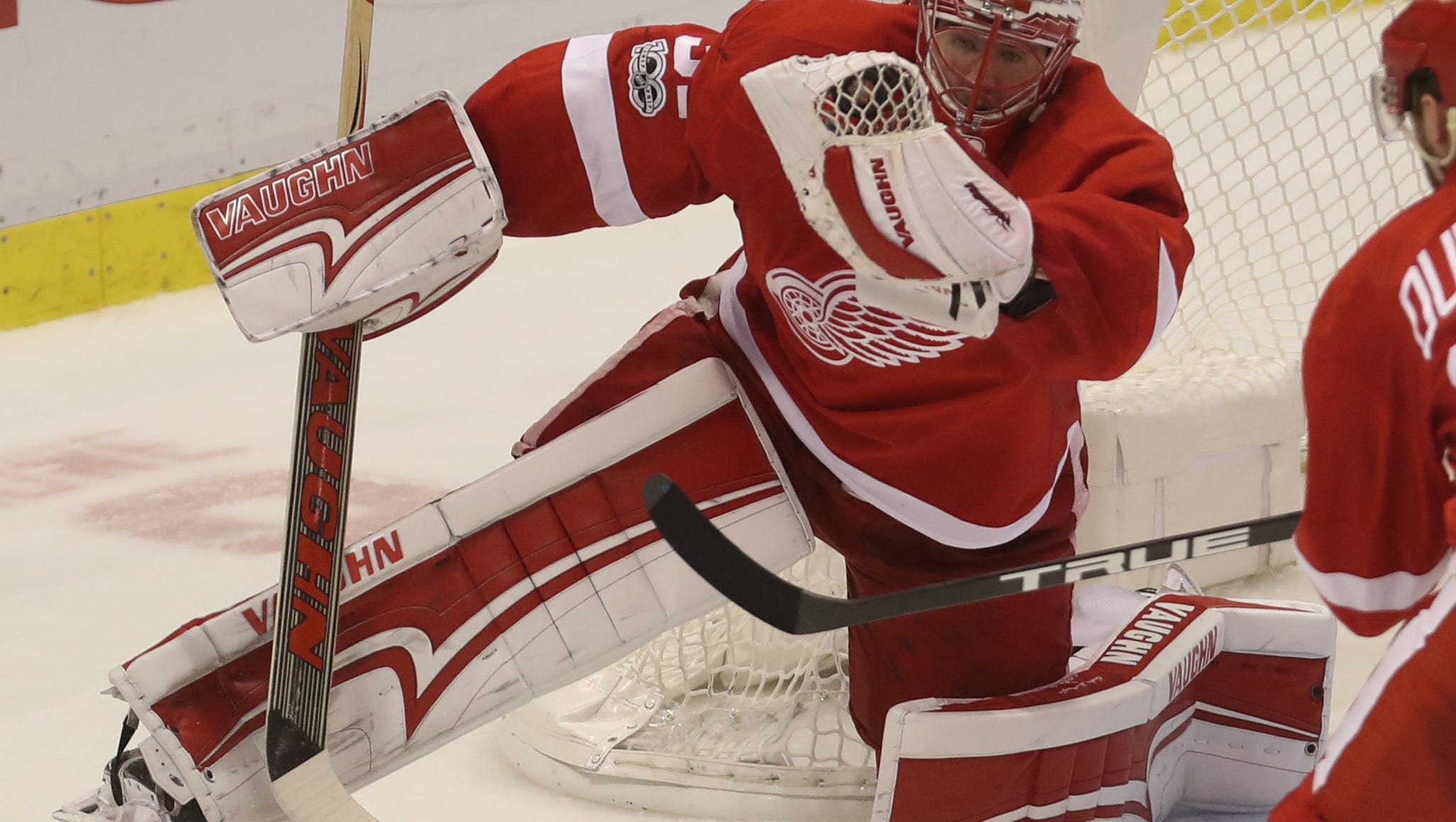 Red Wings goalie Jared Coreau learns another lesson in OT loss