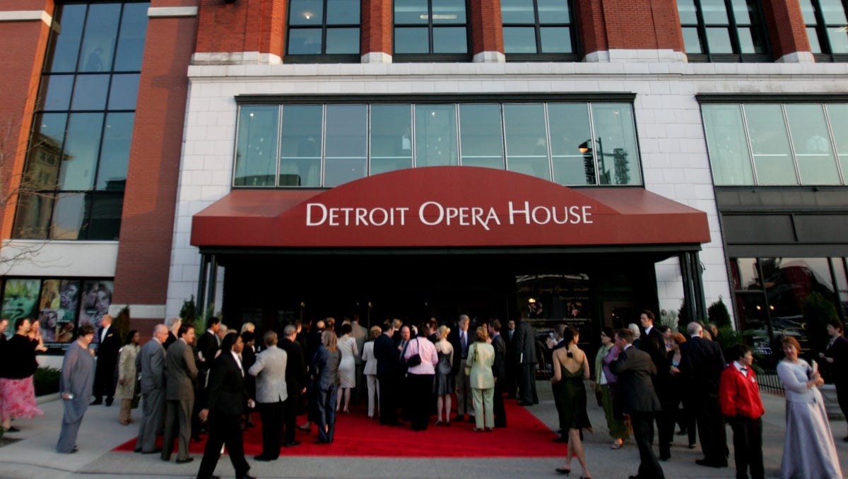 Detroit Opera House through the years
