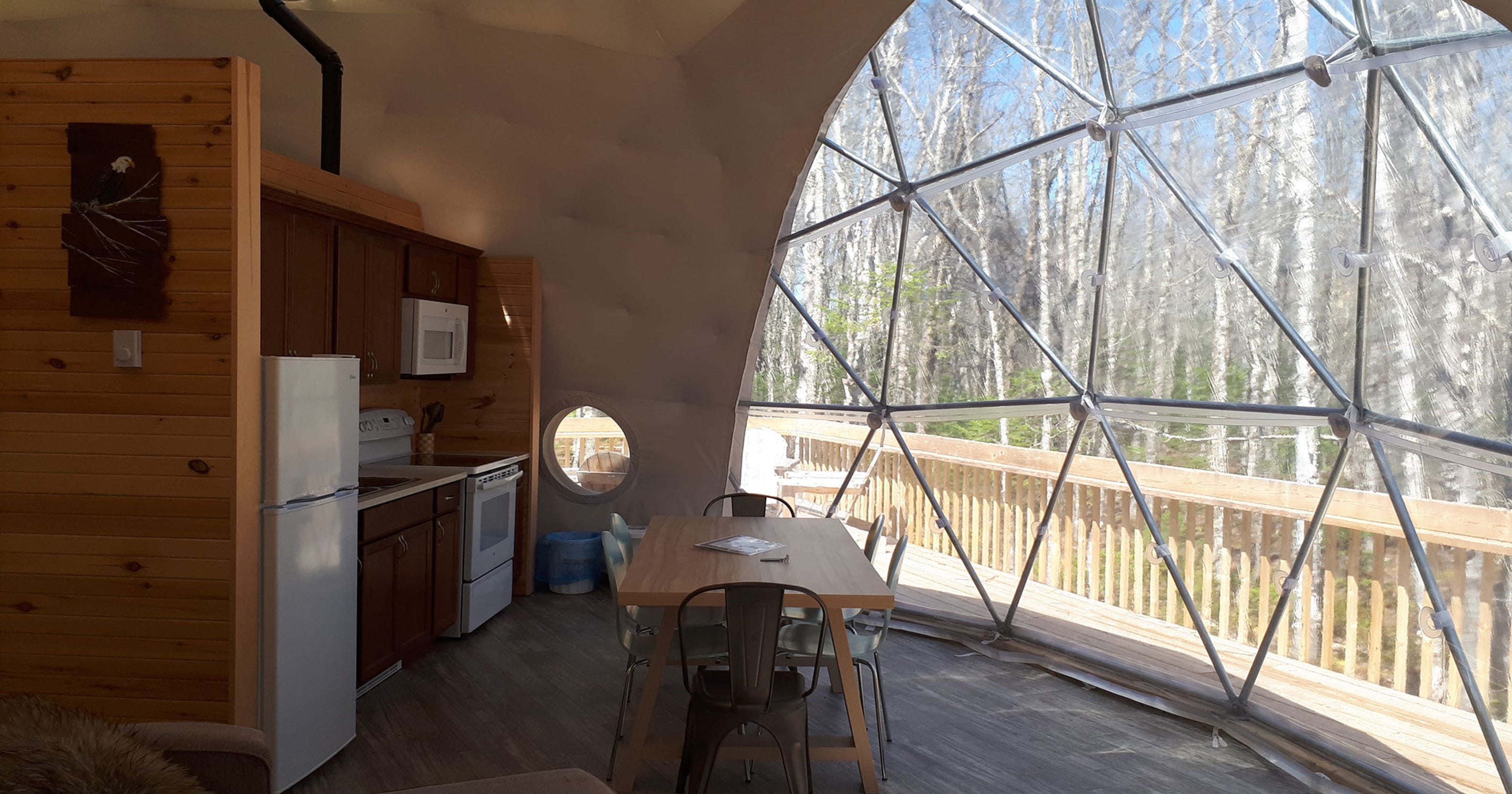 Geodesic domes bring nature’s beauty indoors