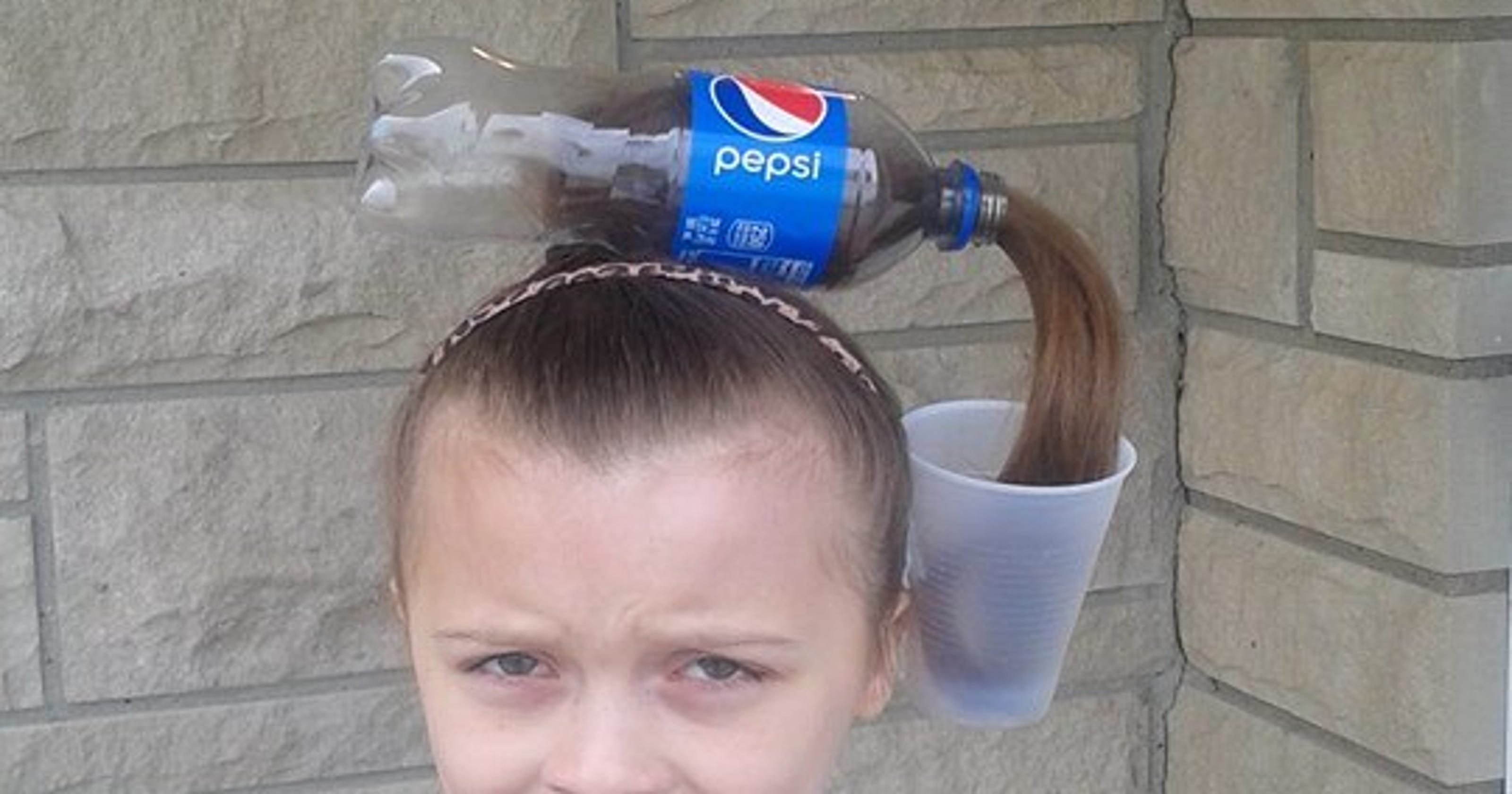 Crazy hair photo of Louisville girl becomes meme