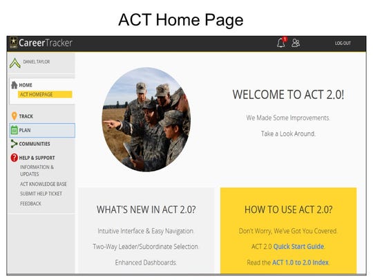 Redesigned Army Career Tracker helps soldiers more easily map, manage ...