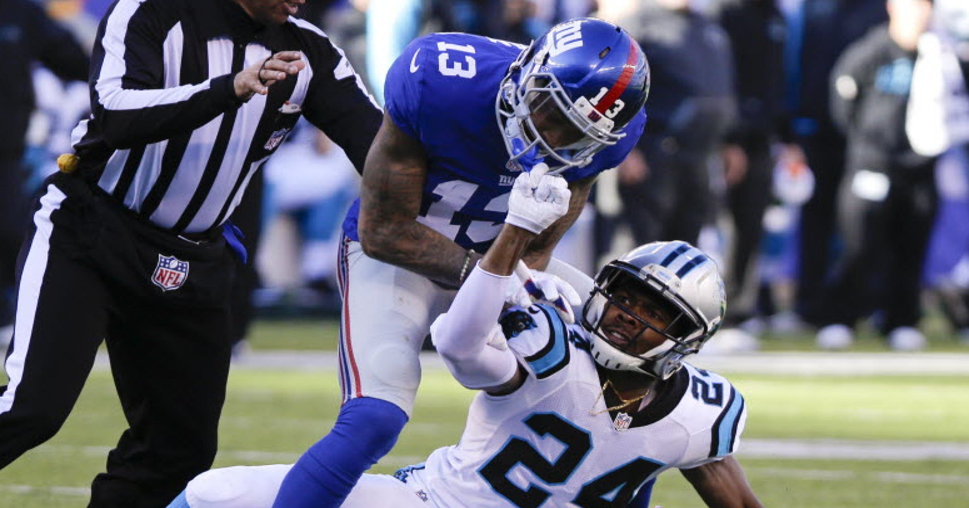 Bell: There's no justification for Giants WR Odell Beckham's behavior