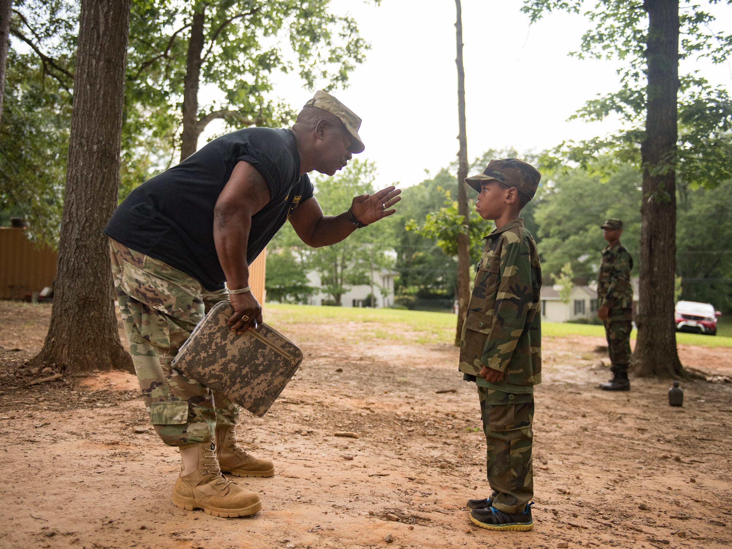 Former Army drill sergeant uses his past to mentor Greenville kids