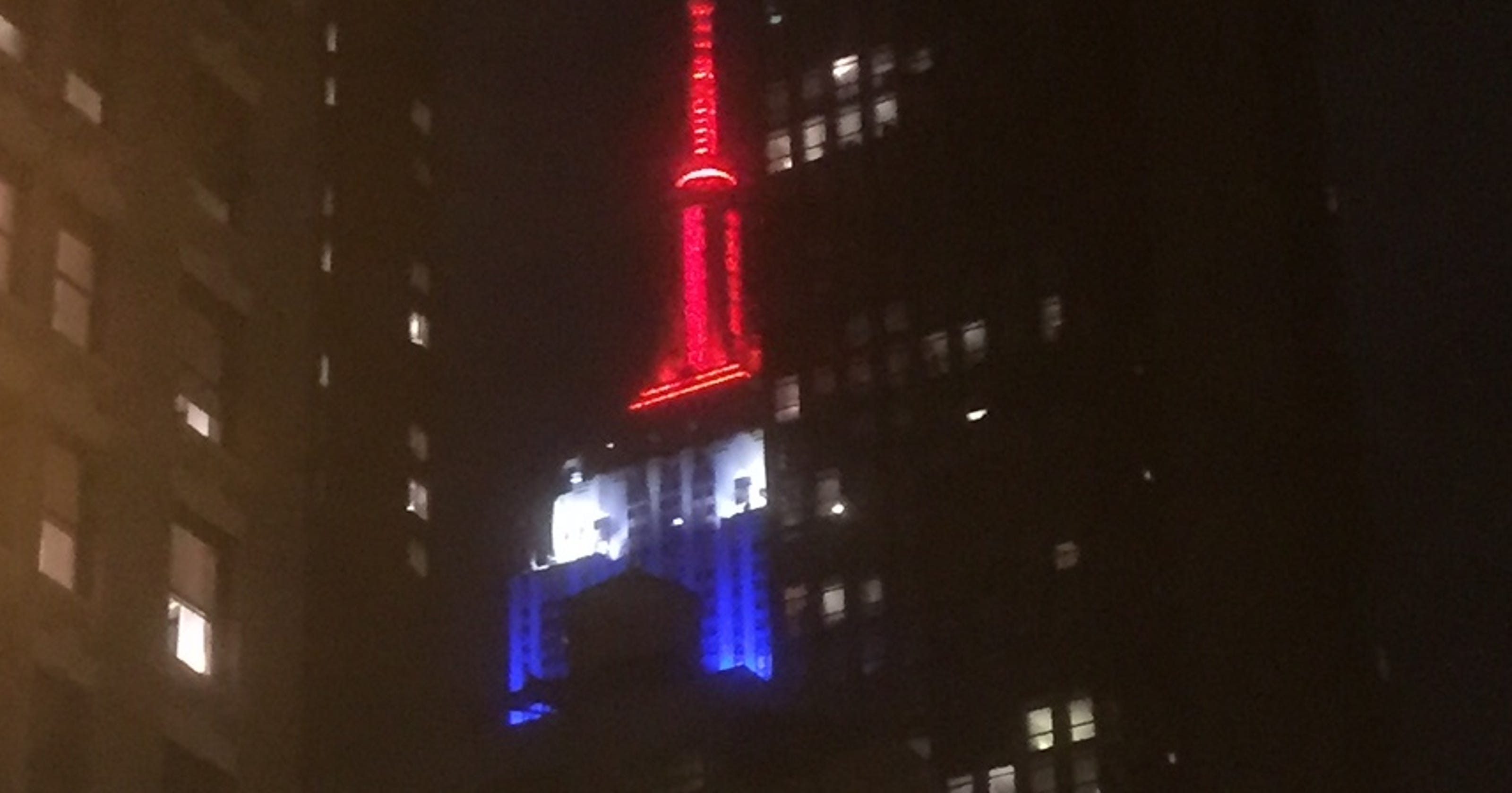 Empire State Building honors French terror attack victims