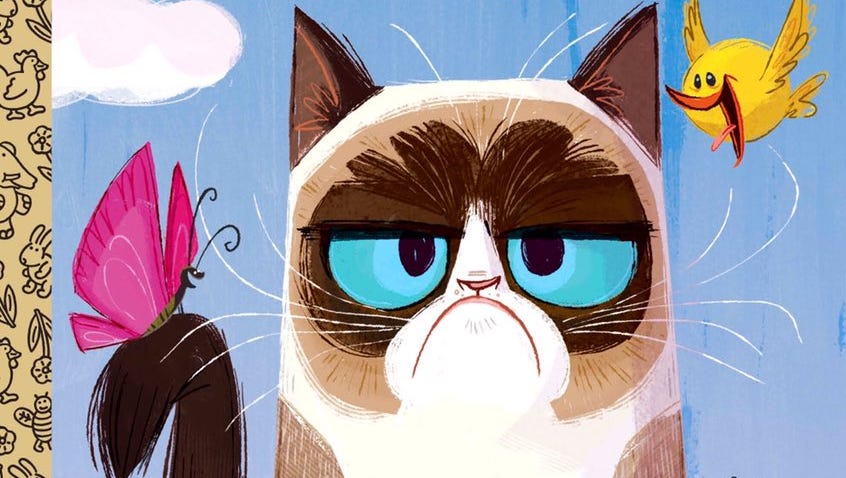 Grumpy Cat takes on Little Golden Books; famous feline latest release ...