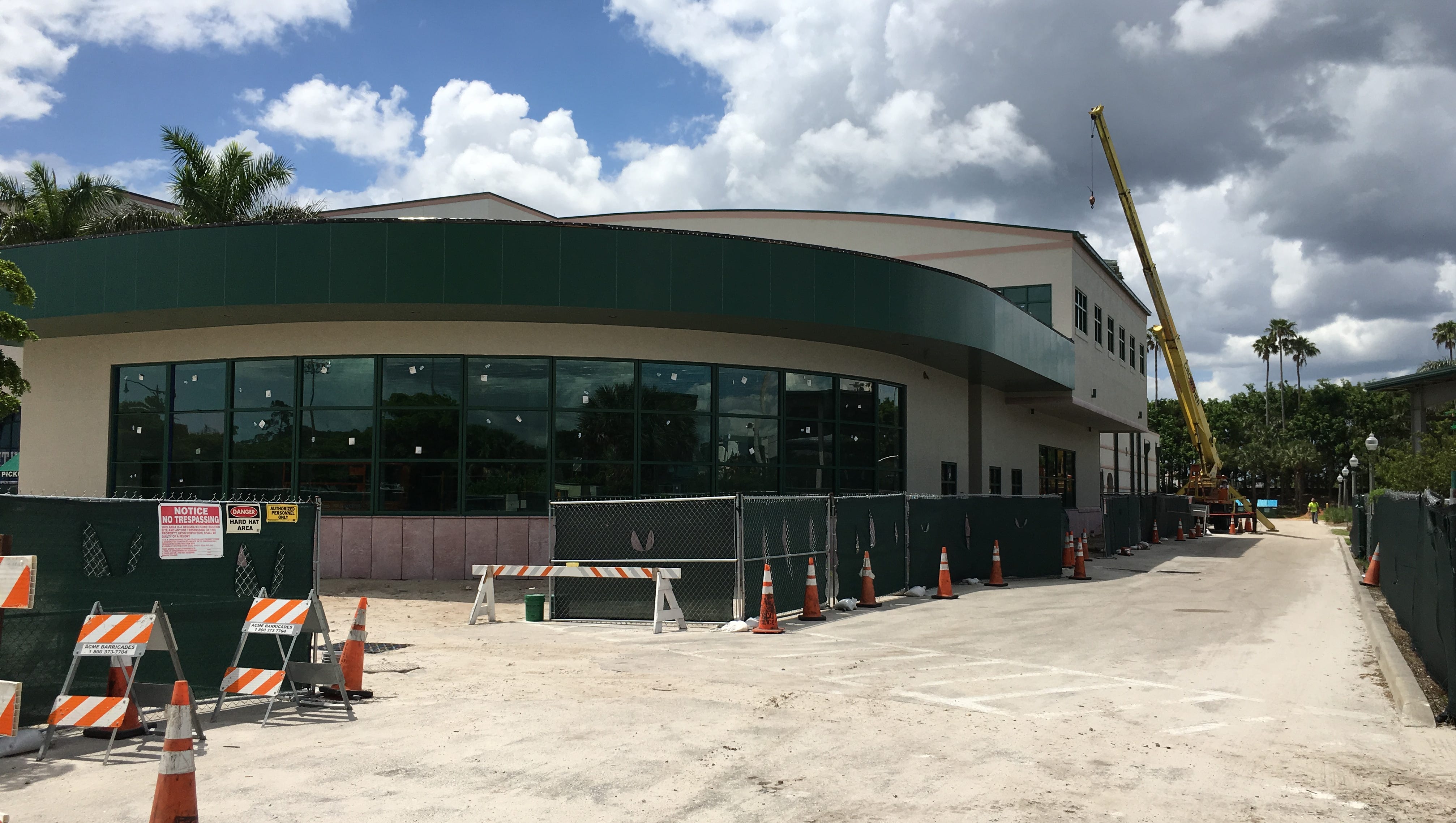 Sneak peek: FGCU a month from completing Alico Arena expansion