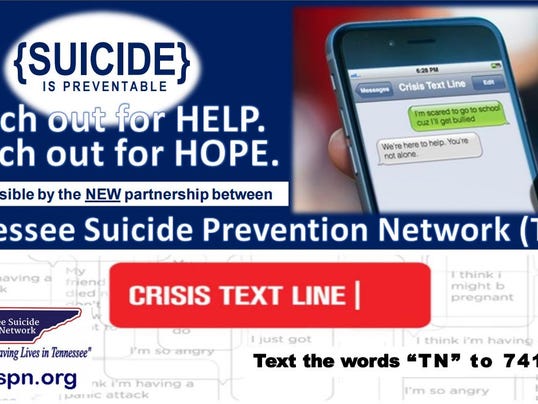 Free text line for crisis support comes to Tenn.