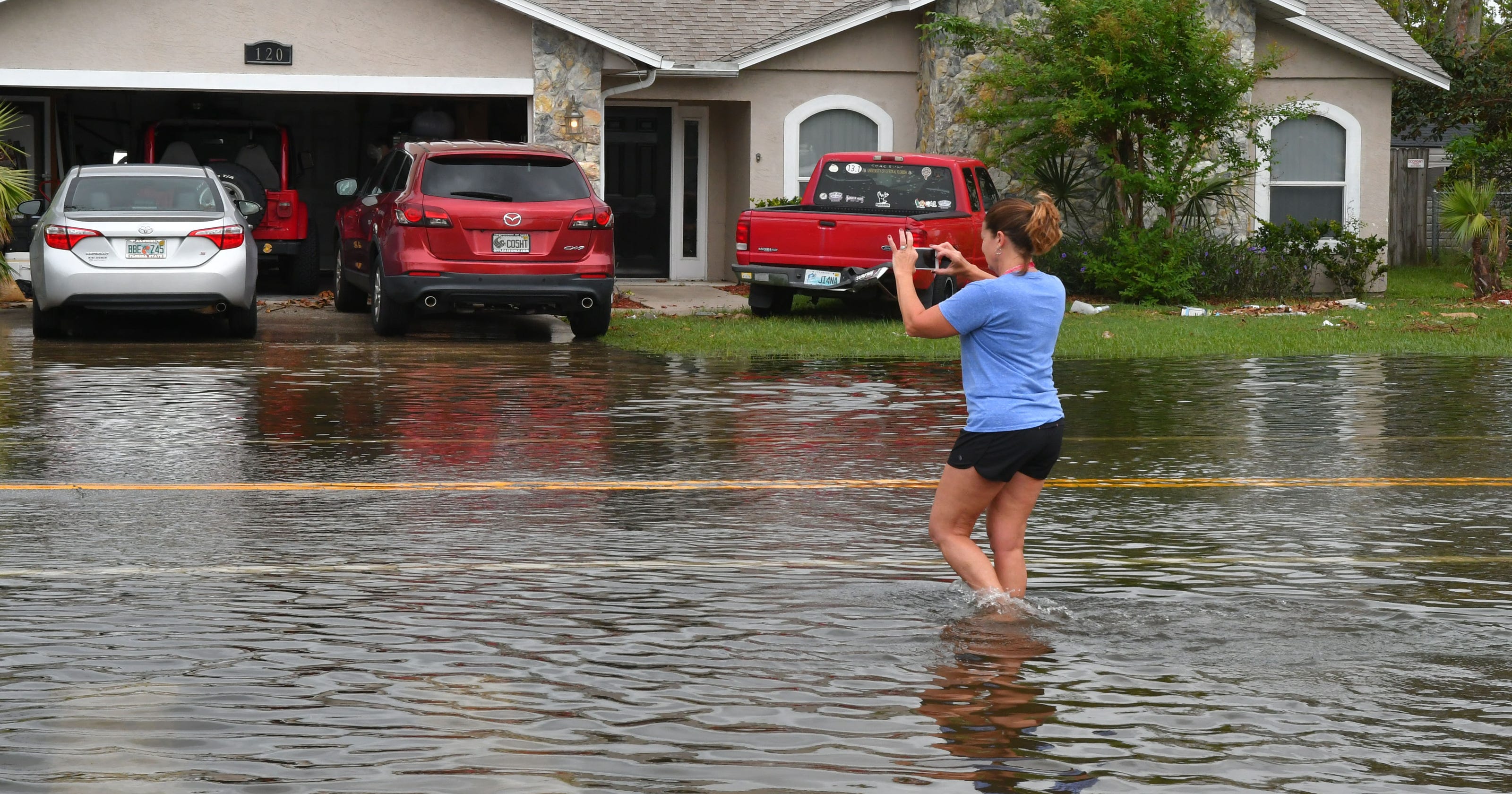Record rains, flood warnings in Brevard County