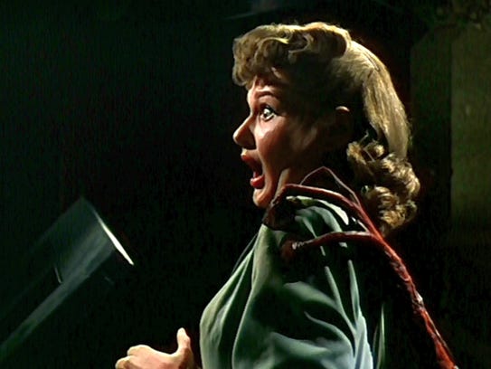 Ann Robinson after battling Martians, pacemaker, fire