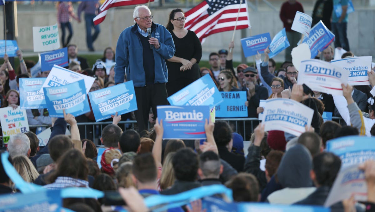 24 photos: Bernie Sanders rally and march to the JJ Dinner