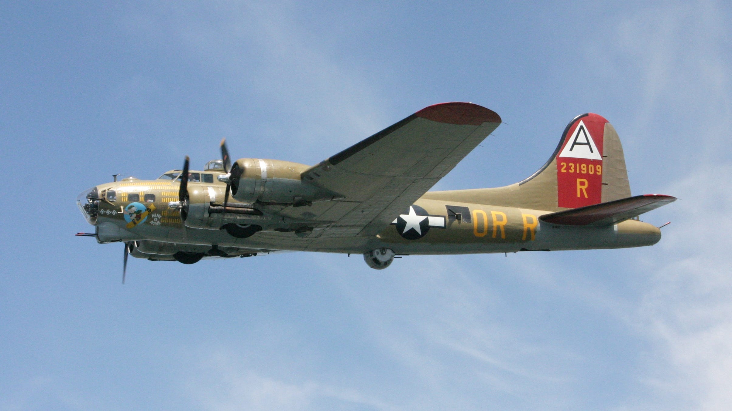 His first flight in battle was as a co-pilot on an established crew, so ...