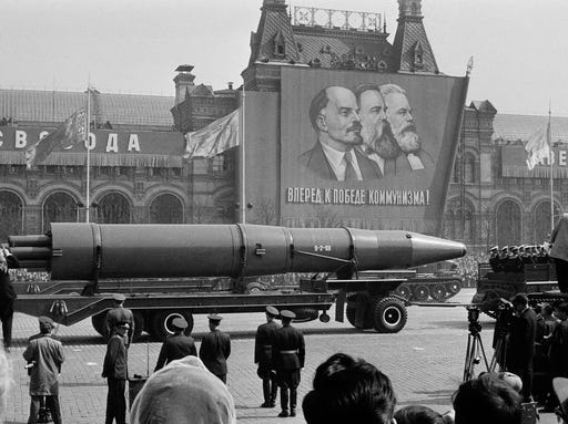 Moscow revives Red Square May Day parade