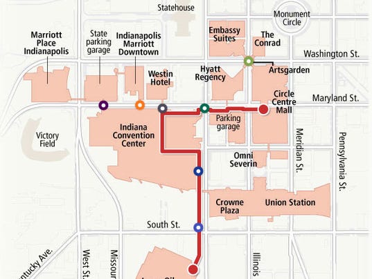 Weather-free walking: Navigate Indy's hot spots without stepping outside