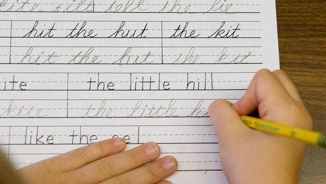 Cursive writing bill passes Indiana Senate and heads to House