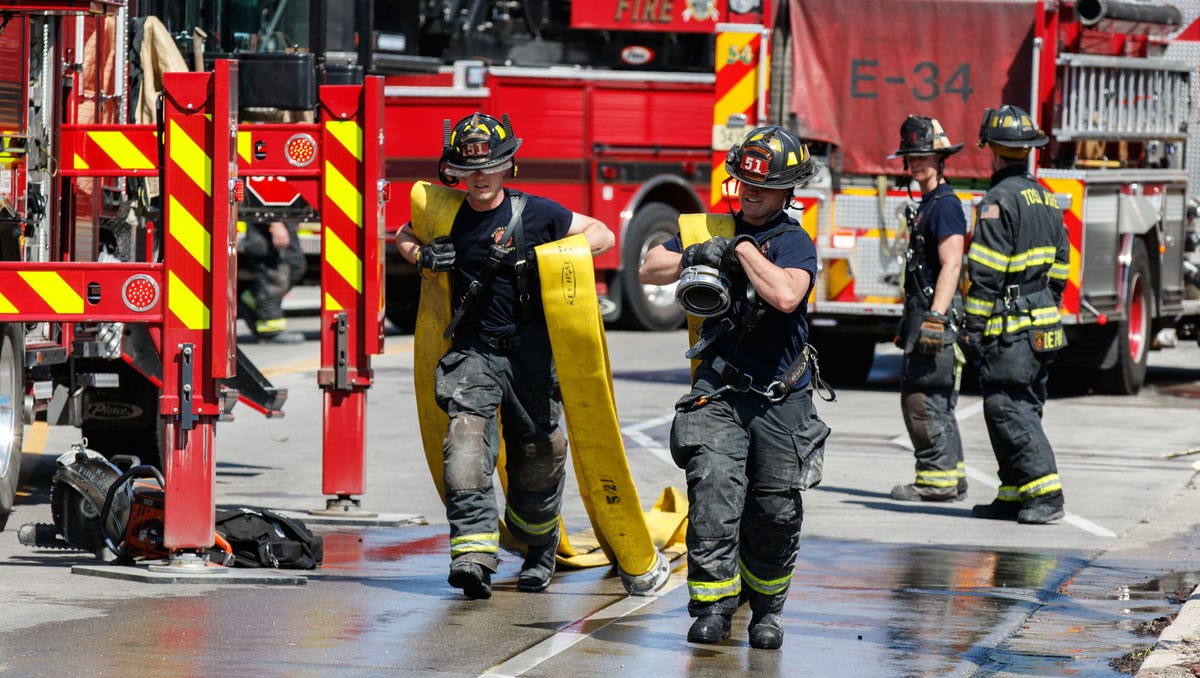 Photos: Fire at the Red Dot in Wauwatosa