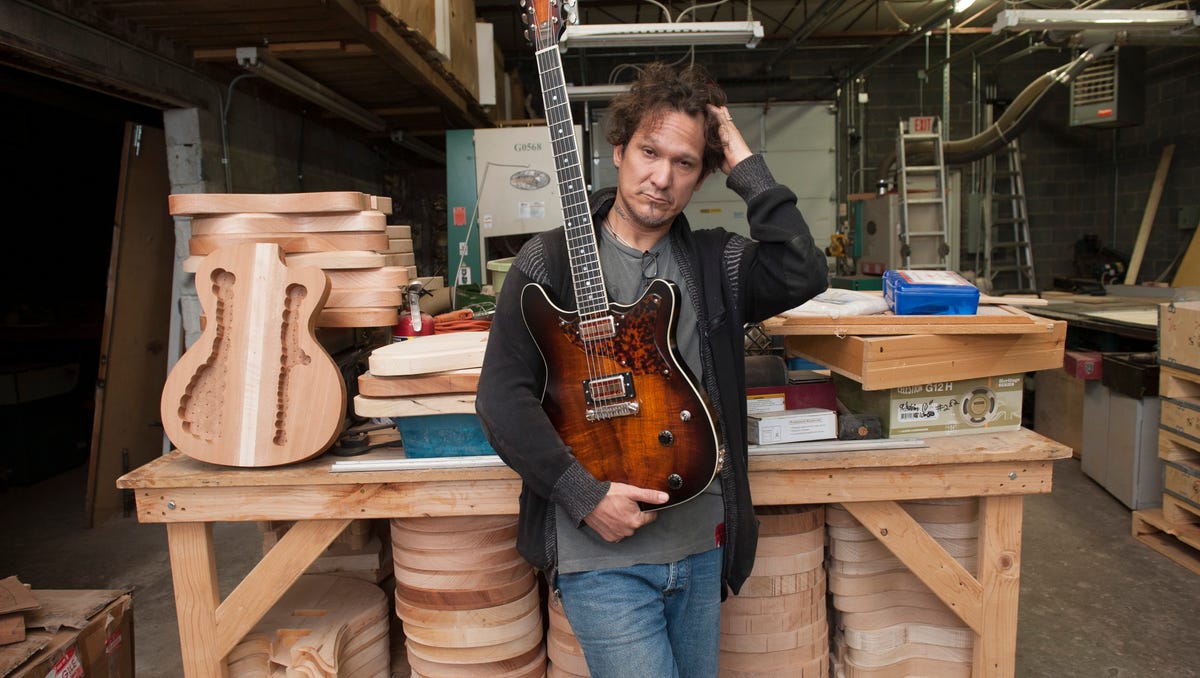 California guitar maker sets up shop in the Motor City