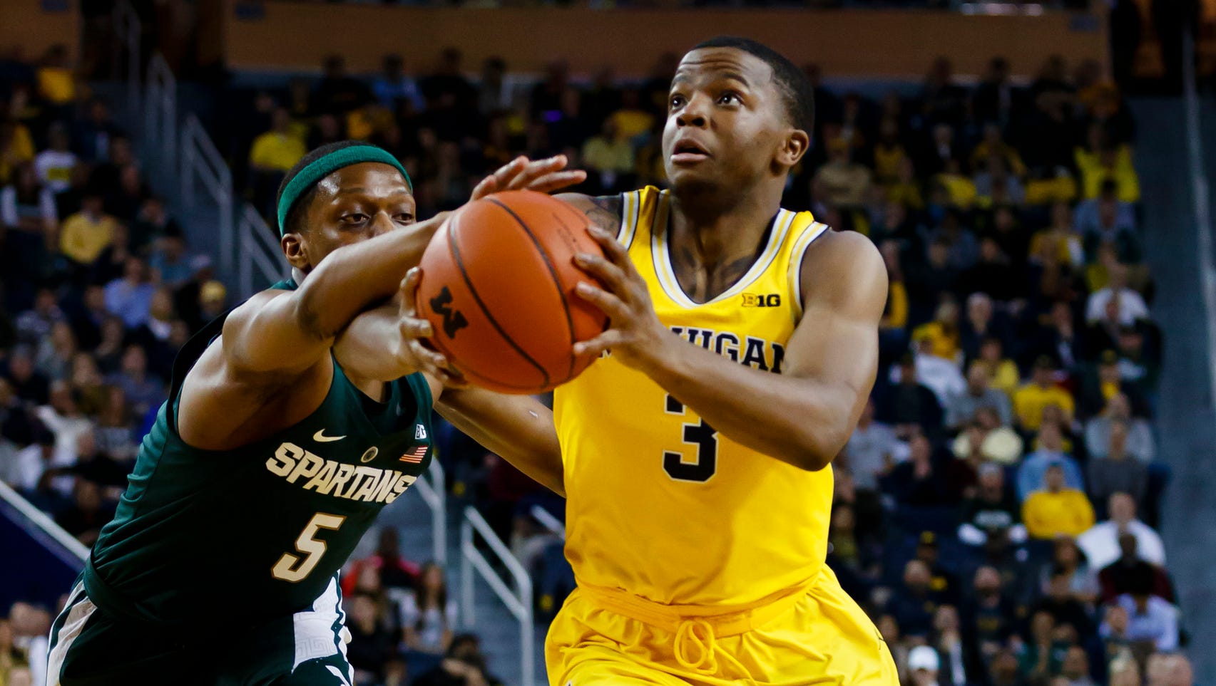 Michigan freshman Xavier Simpson gets some time — and results