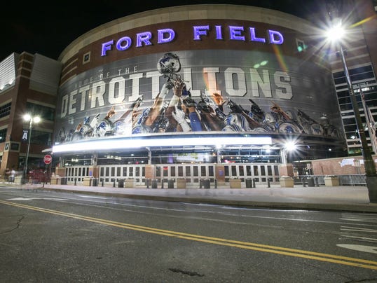 Ford Field's rooftop to dance with color from new LED lights