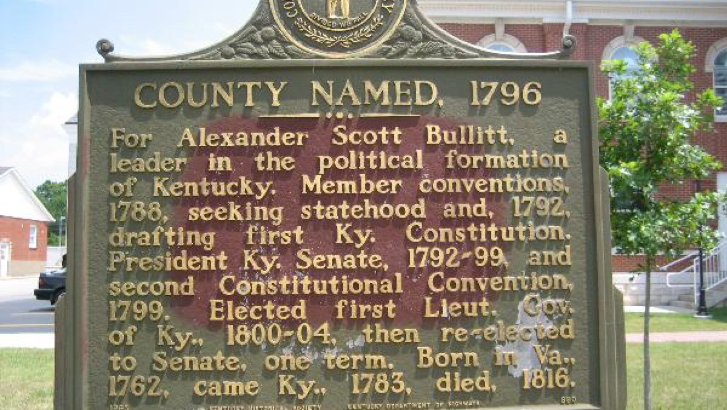 Bullitt Memories: The Bullitt Family and County