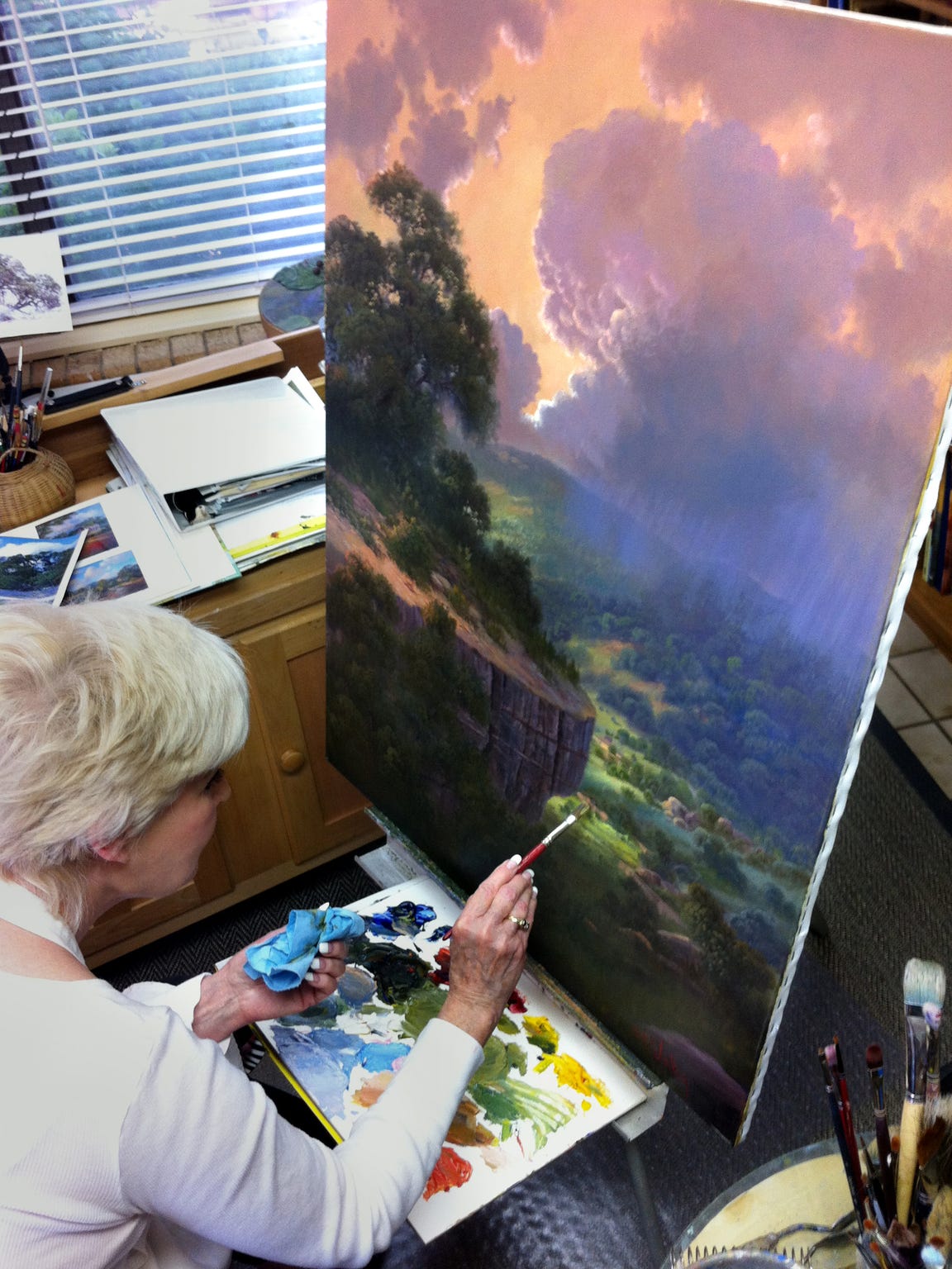 Abilene artist colored George Washington's world