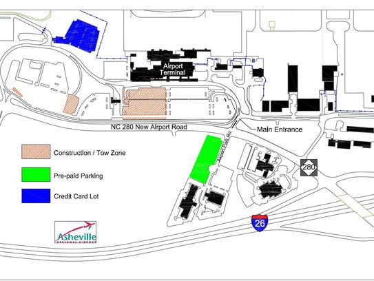 Airport parking deck designed to make trips easier