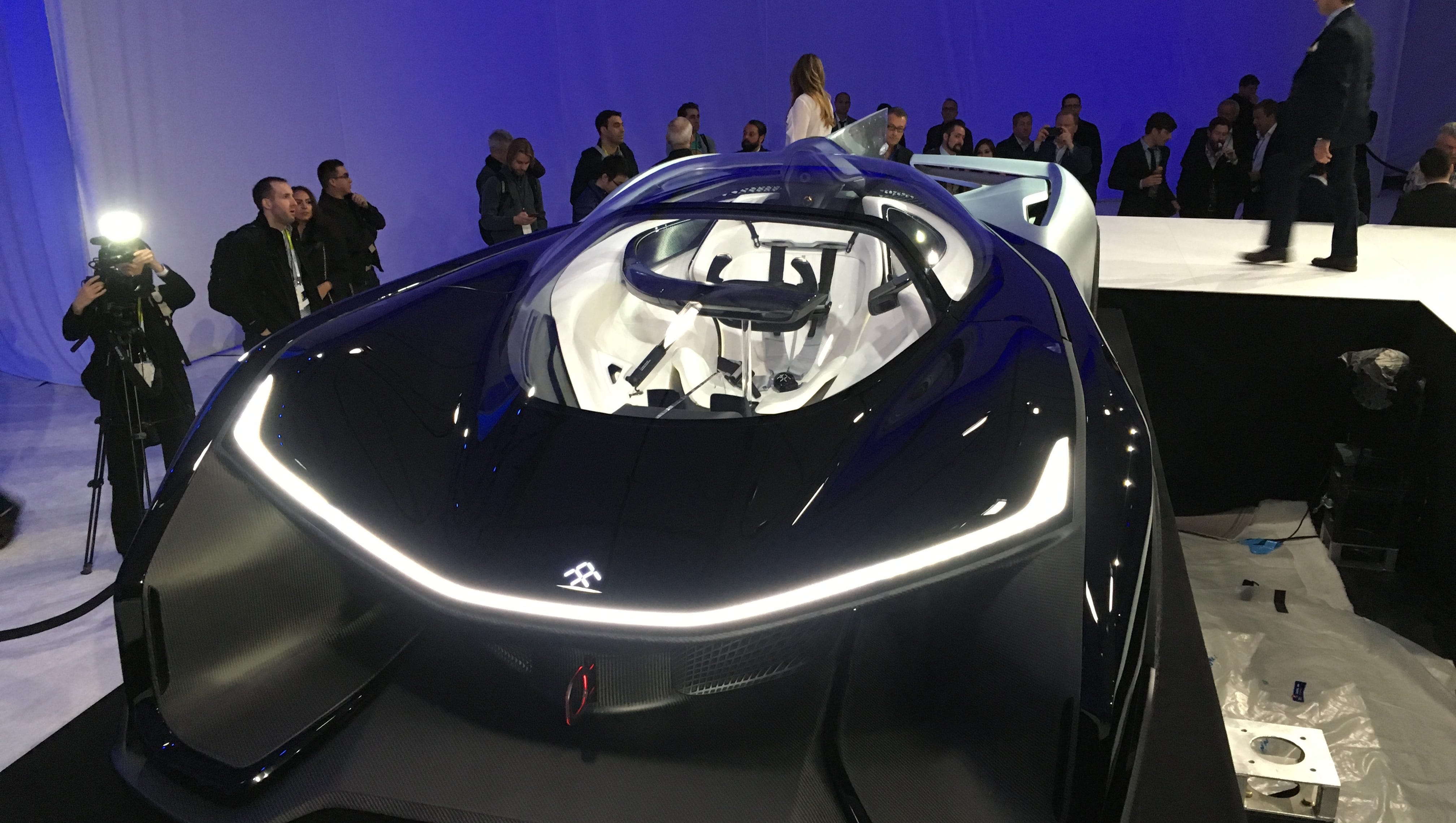 Mysterious Faraday unveils super-powered electric concept car