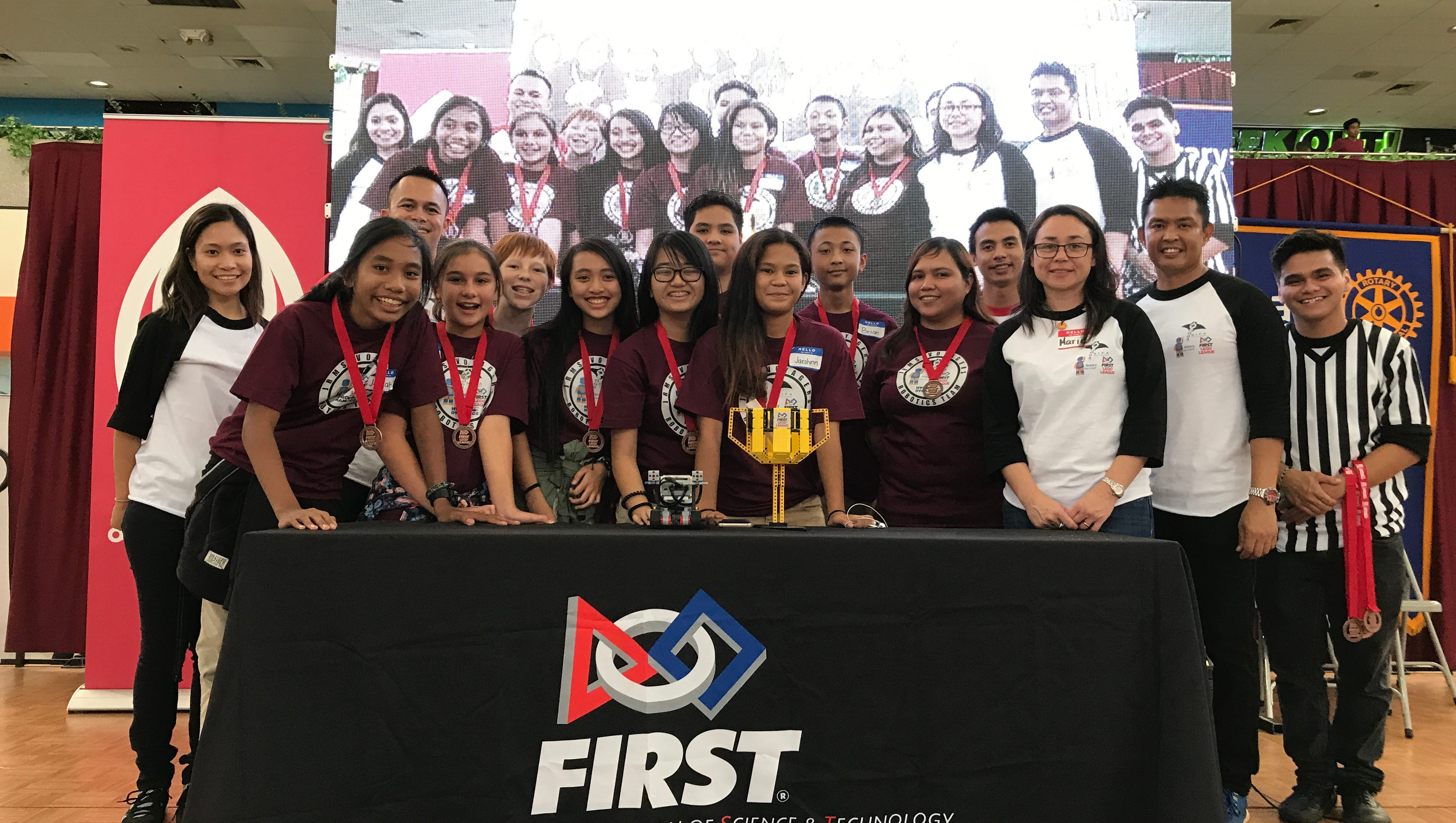 Jose Rios Middle School team takes home gold at Lego robotics competition