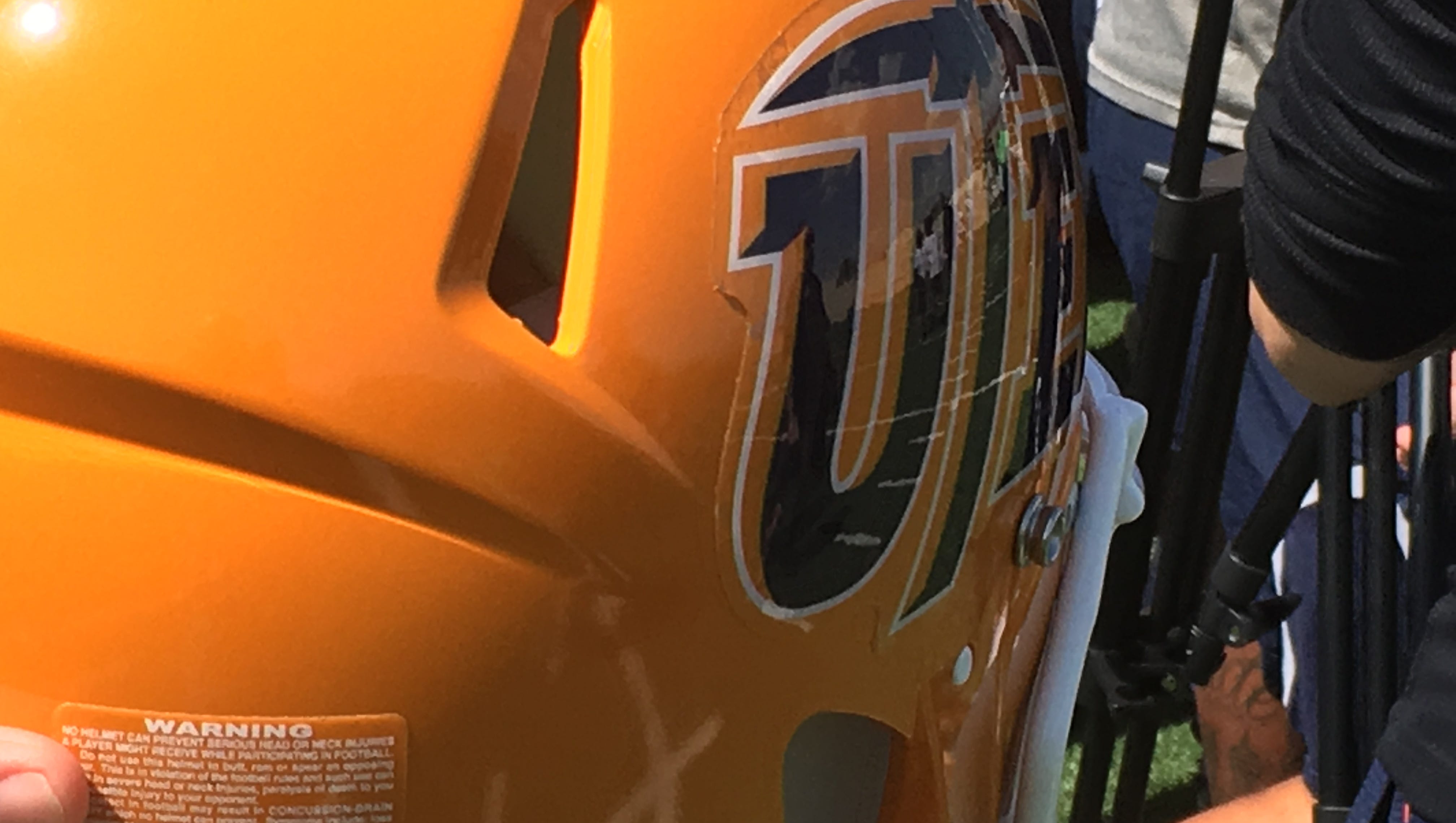 UTEP Miners' have new football helmet with more muted shade of orange