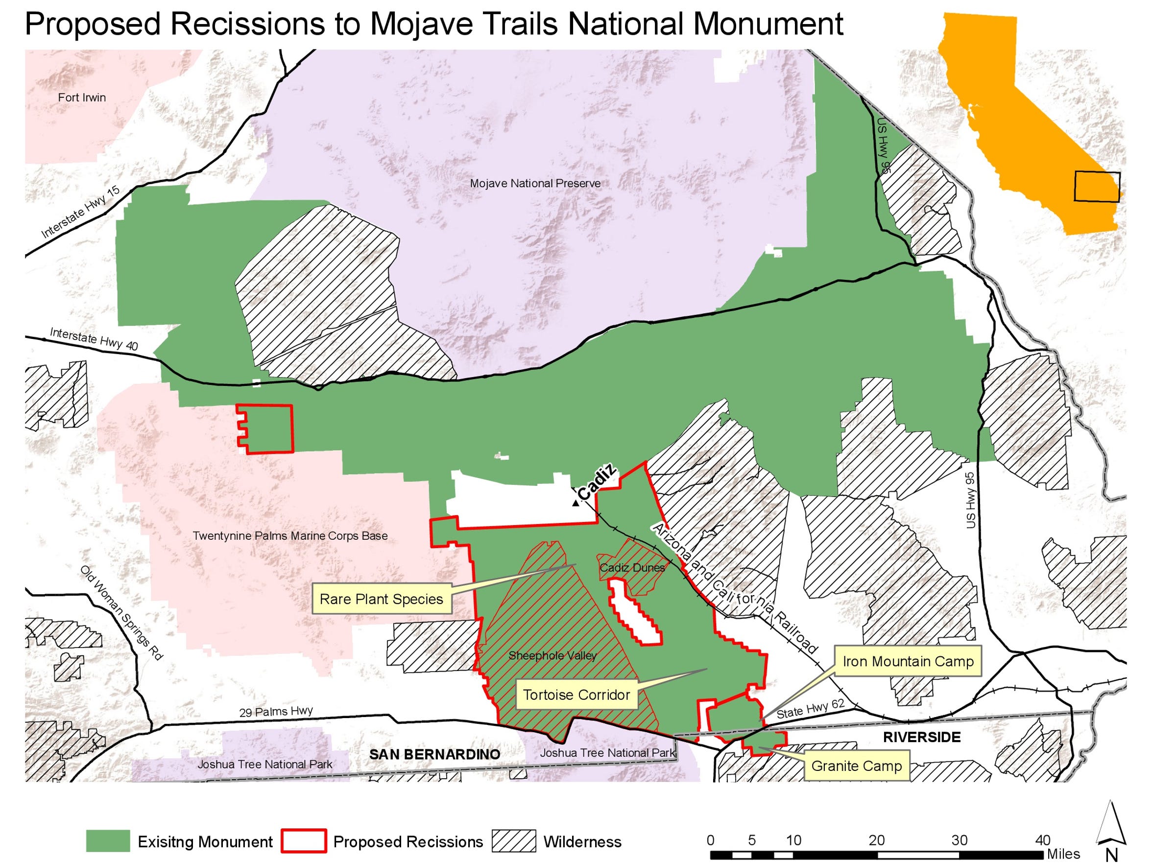 Shrink this national monument in the Mojave Desert? Conservationists ...