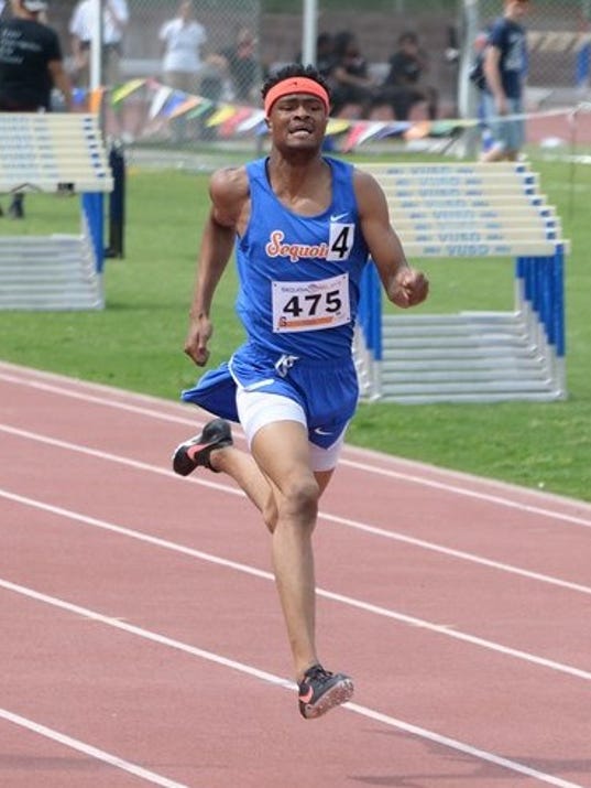 COS hurdler Quincy Hall has Olympic aspirations