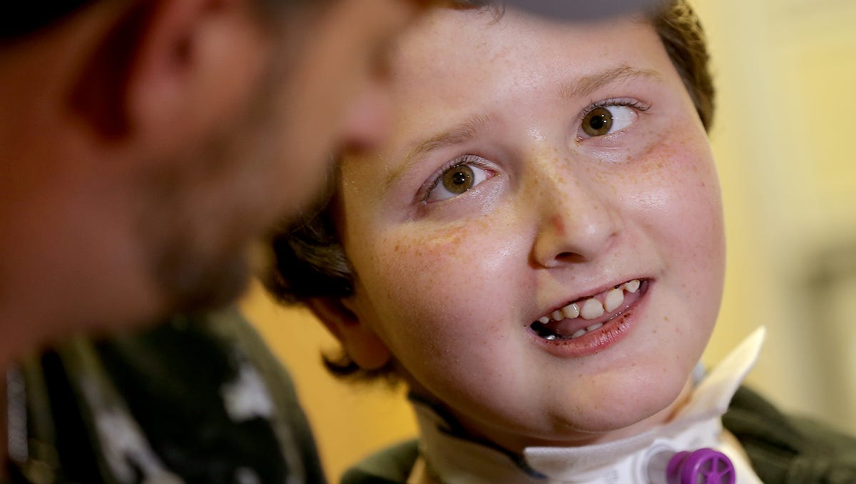 Boy recovering after horrific crash nearly severed his head