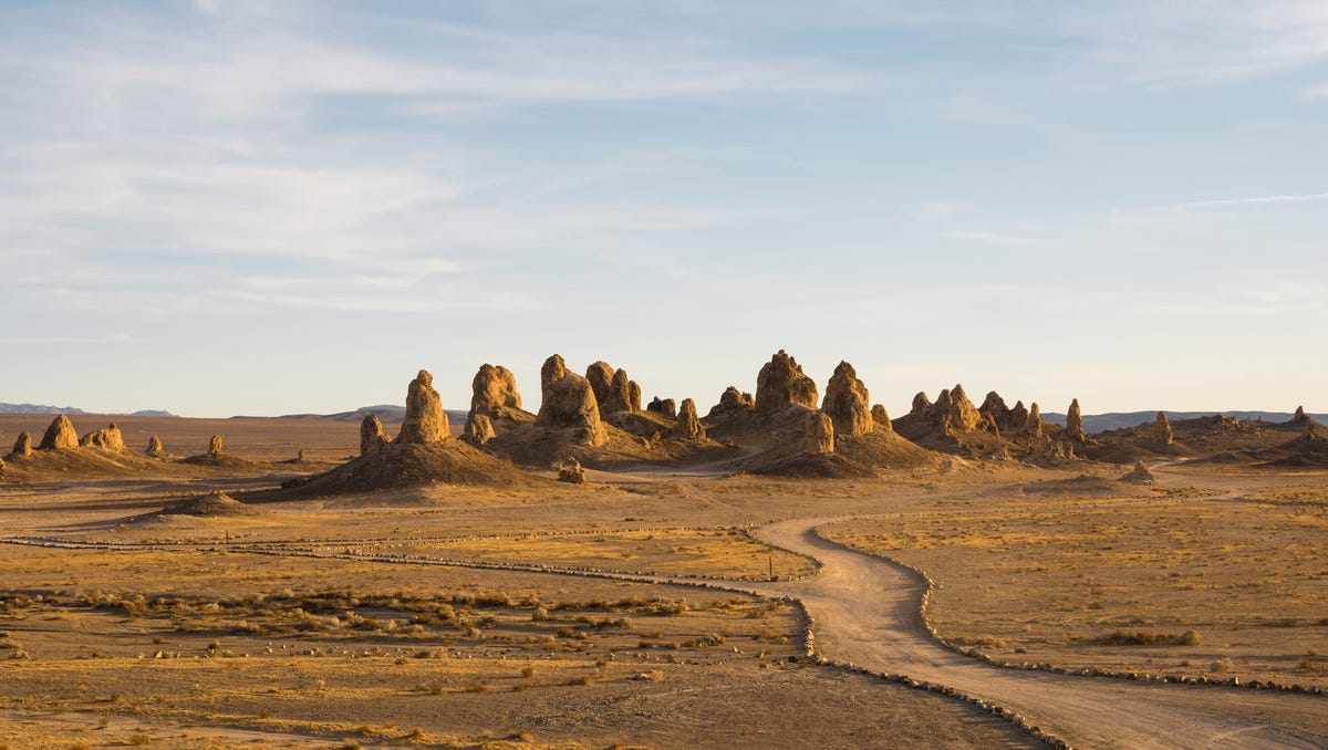 The Trona Pinnacles are an otherworldly geological phenomenon