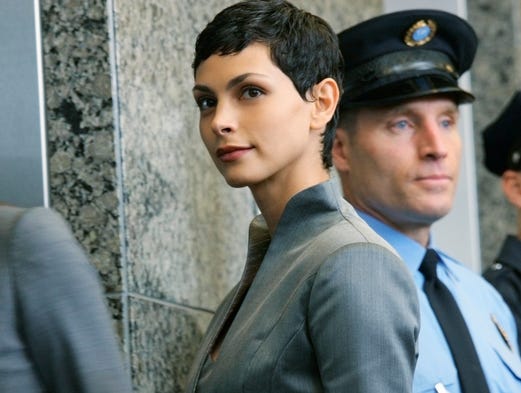 Morena Baccarin, from 'lizard to human being' to mom