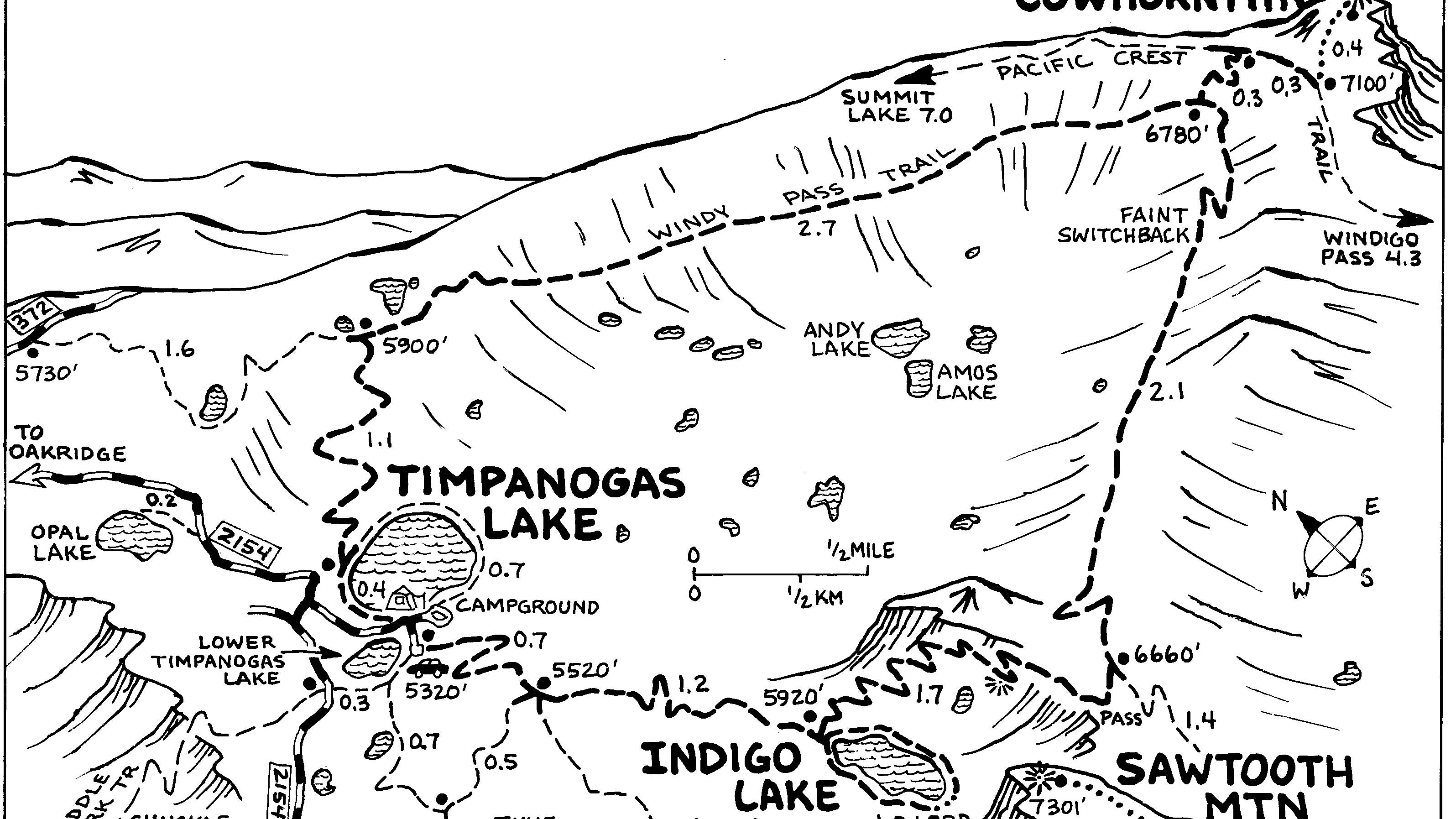 Explore Timpanogas and Indigo lakes