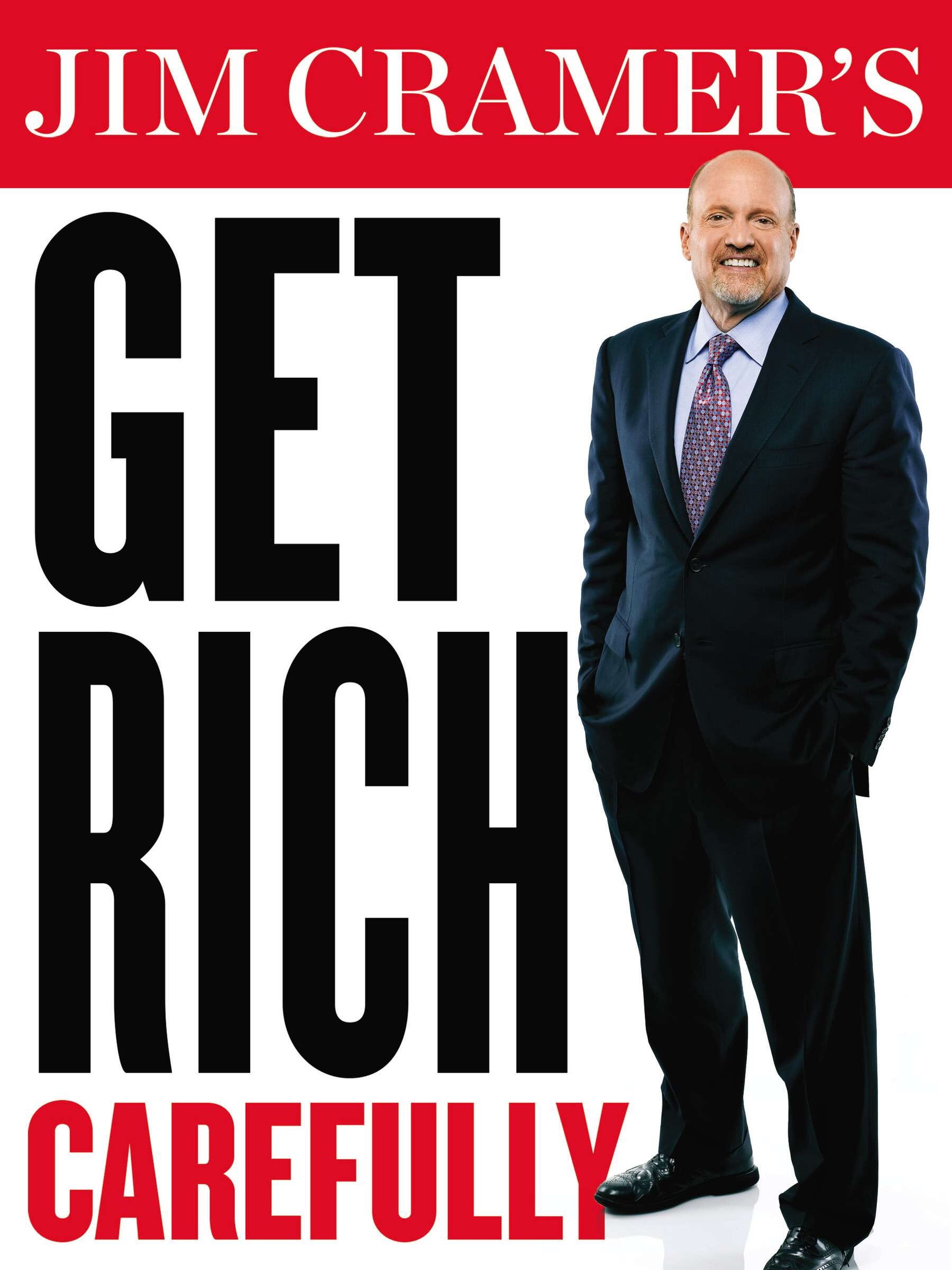 Jim Cramer buttons-up image with newest book