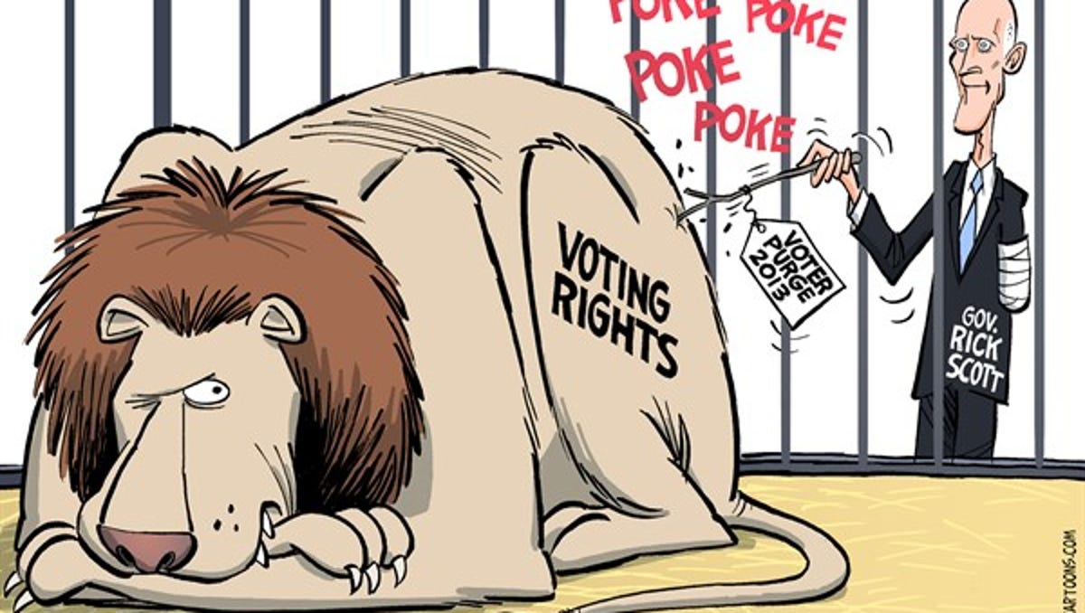 Classic Jeff Parker toons: Crist and Scott