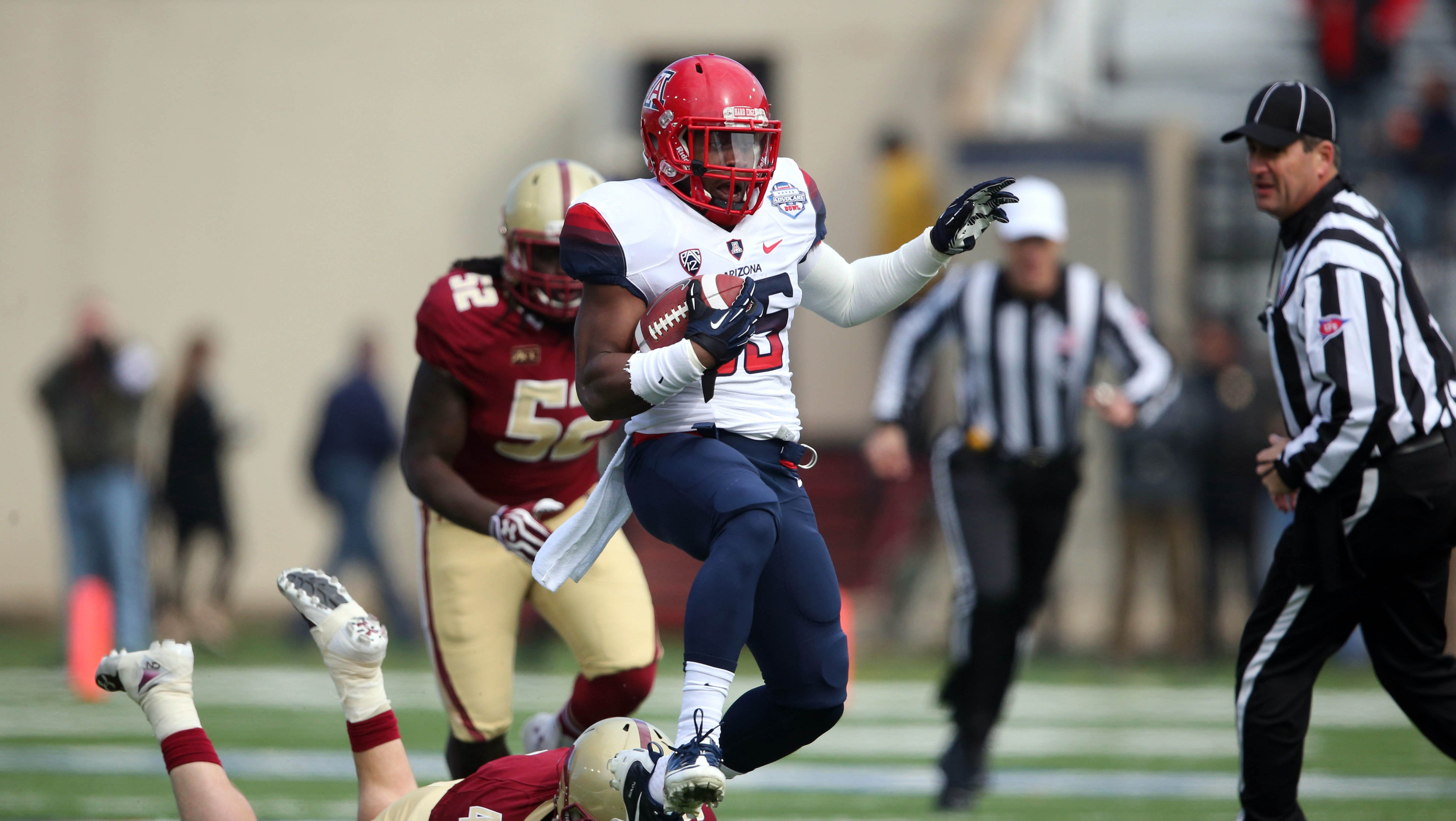 Arizona routs Boston College in AdvoCare V100 Bowl