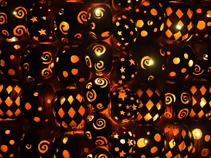 Amazing creations on display at the Great Jack O'Lantern Blaze