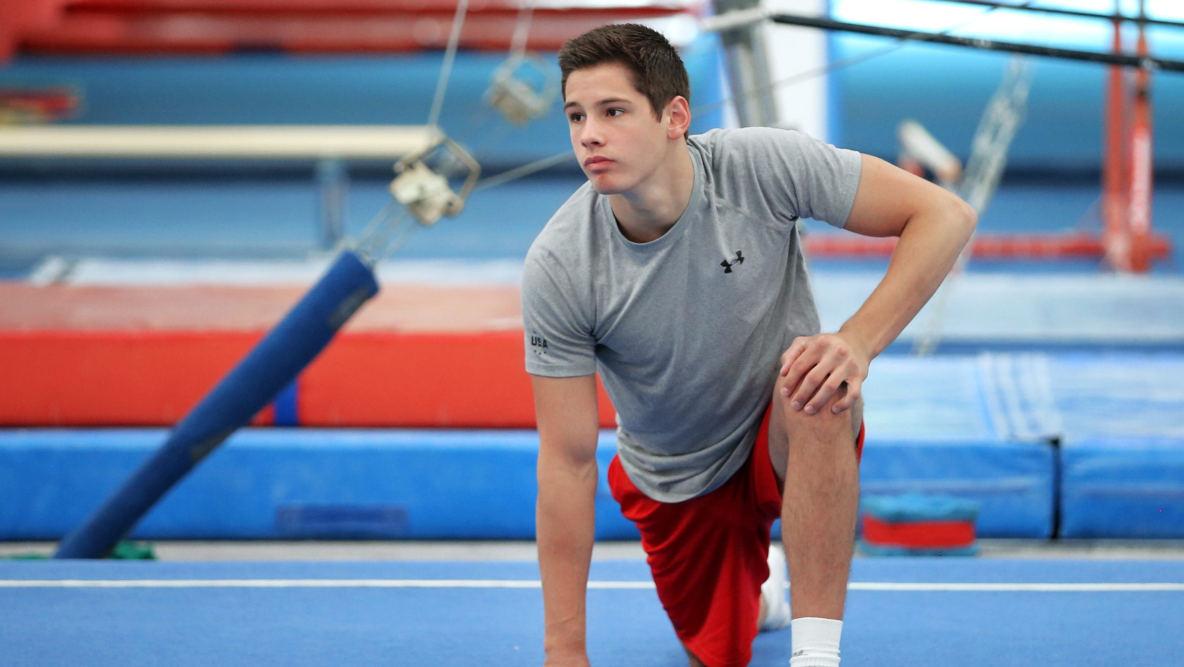 Indy gymnast Alec Yoder wins all-around bronze at Youth Olympics