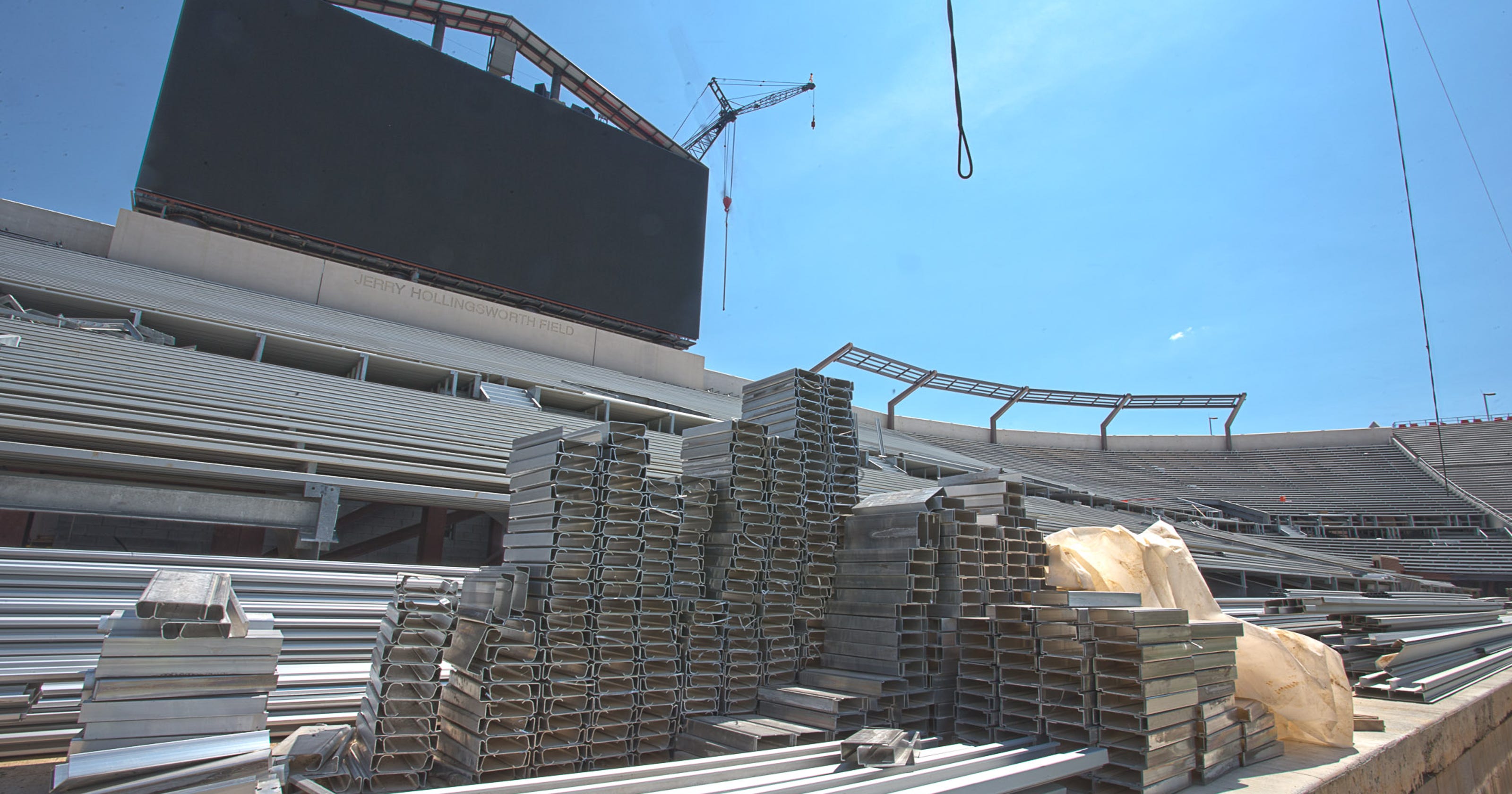 Expanded Vaught-Hemingway Stadium almost complete