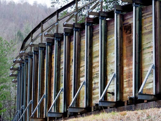 Flume doom? Repair work begins on century-old flume on Ocoee River