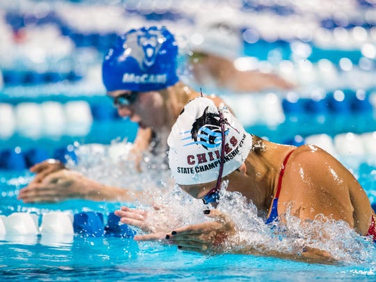 Chiles’ Ayers, Holmes swim to top of area