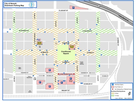 Downtown parking enforcement, not fines, begins Monday